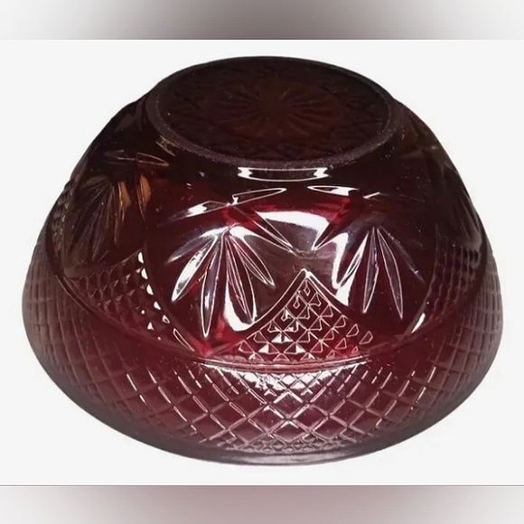 Luminarc | Dining | 2 Vintage 575 Ruby Red Luminarc Cristal Darques ...